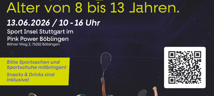 Squash Up! Kids Day. Schnuppertag speziell für Kinder zwischen 8 und 13 ...